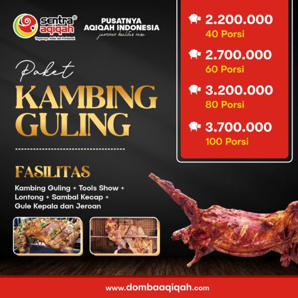 Paket Kambing Guling - Sentra Aqiqah Nusantara